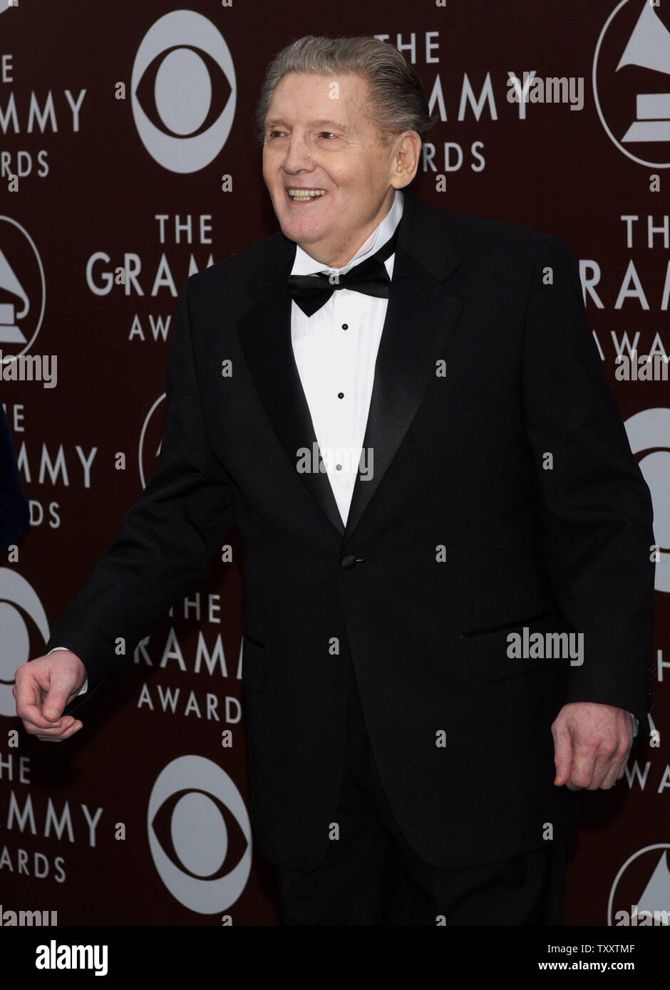 Singer Jerry Lee Lewis arrives for the 47th annual Grammy Awards at ...