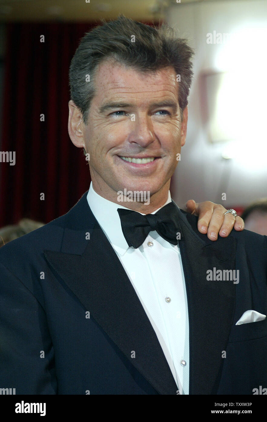 Actor Pierce Brosnan arrives for the 77th Annual Academy Awards held at ...