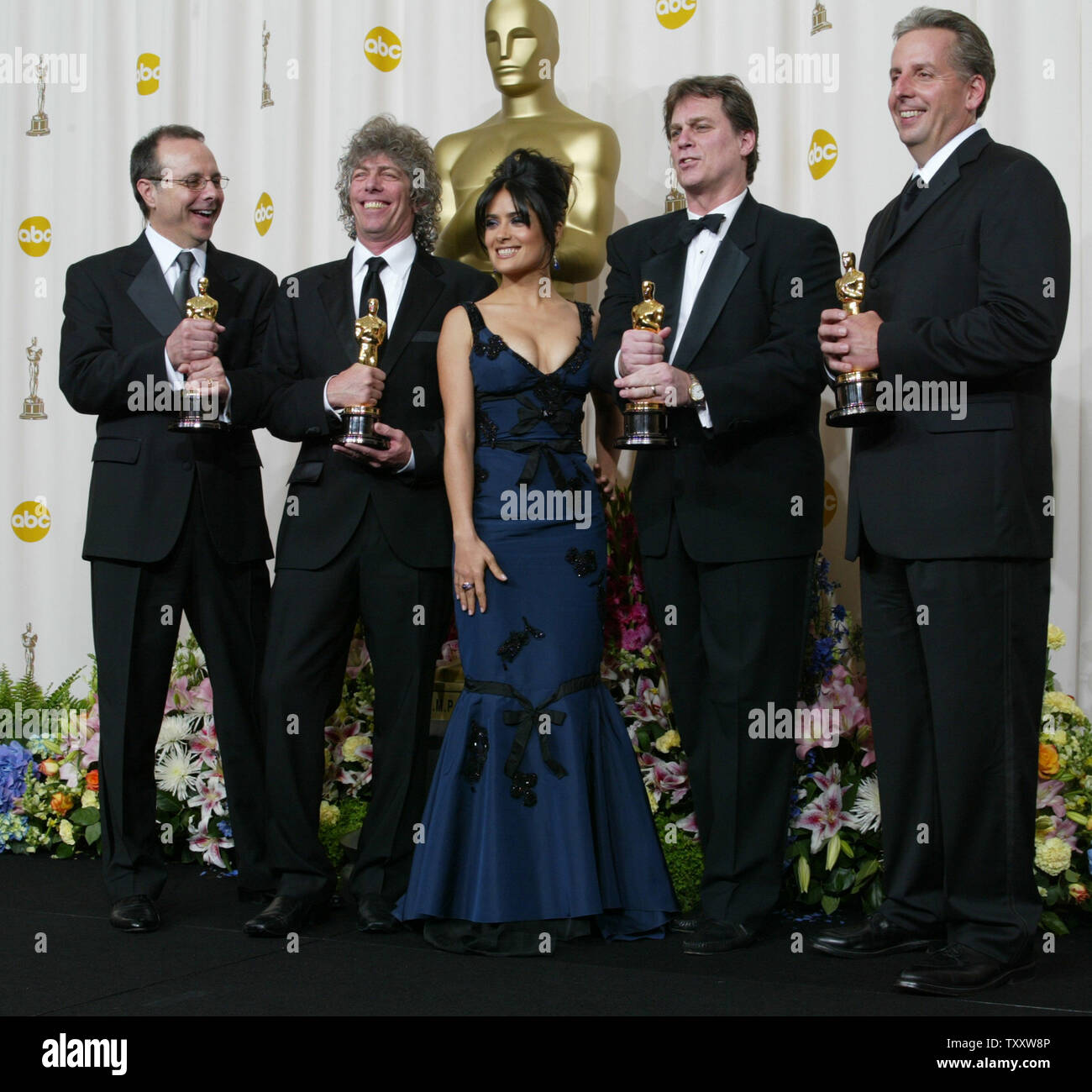 Scott Millan, Greg Orloff, Bob Beemer, and Steve Cantamessa show off ...