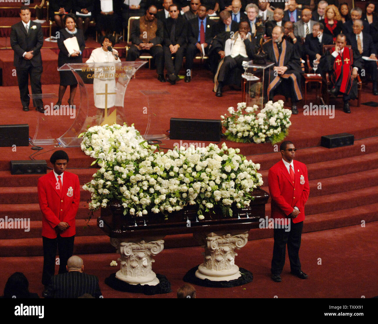 Tiffany Cochran, daughter of attorney Johnnie L. Cochran Jr. (C) and ...