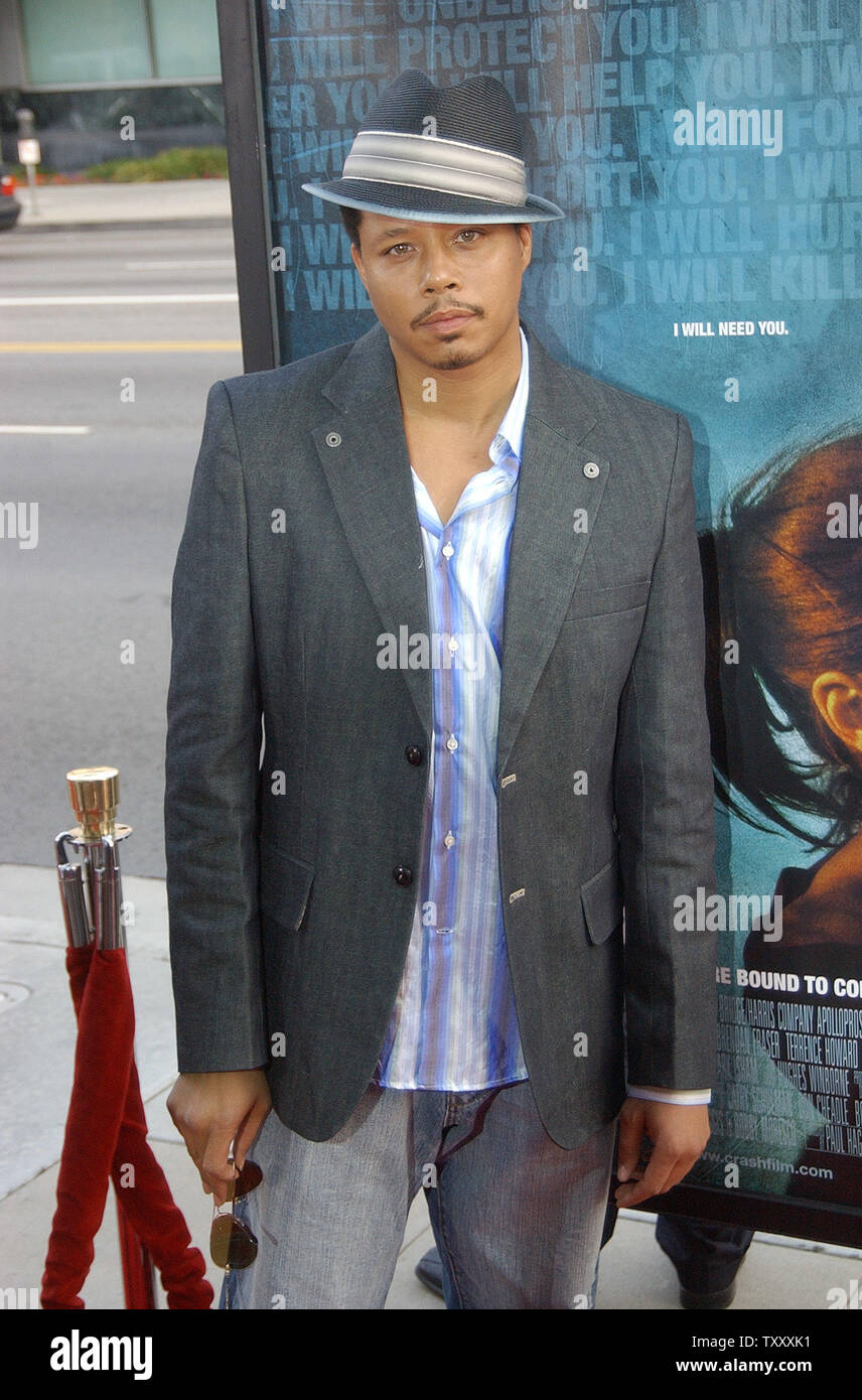Terrence Howard arrives at the premiere of "Crash" April 26, 2005, in ...