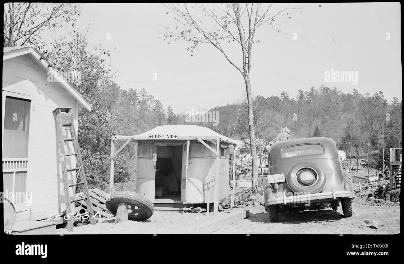 Camp First Aid tent Stock Photo - Alamy