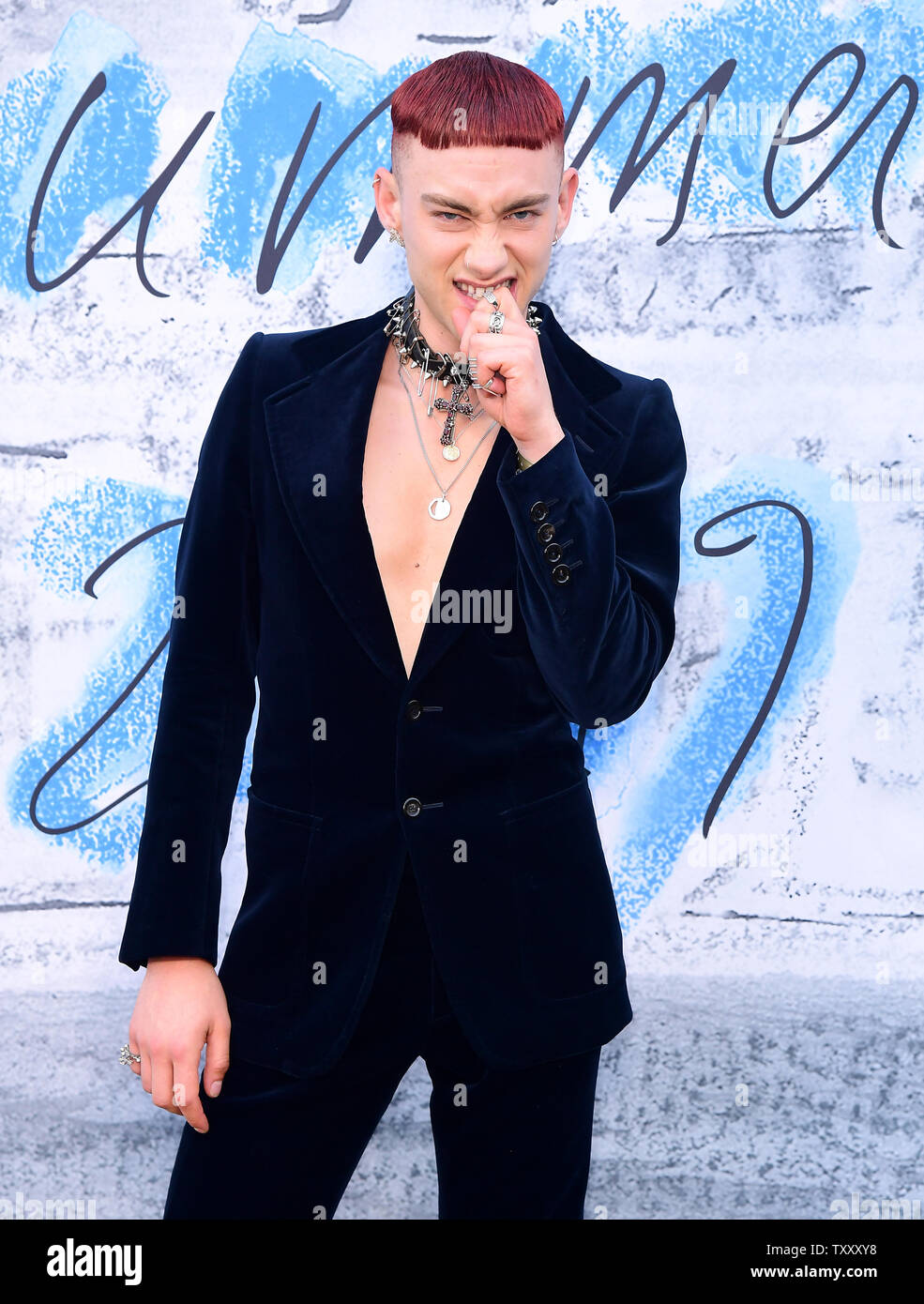 Olly Alexander attending the Summer Party 2019 presented by Serpentine ...