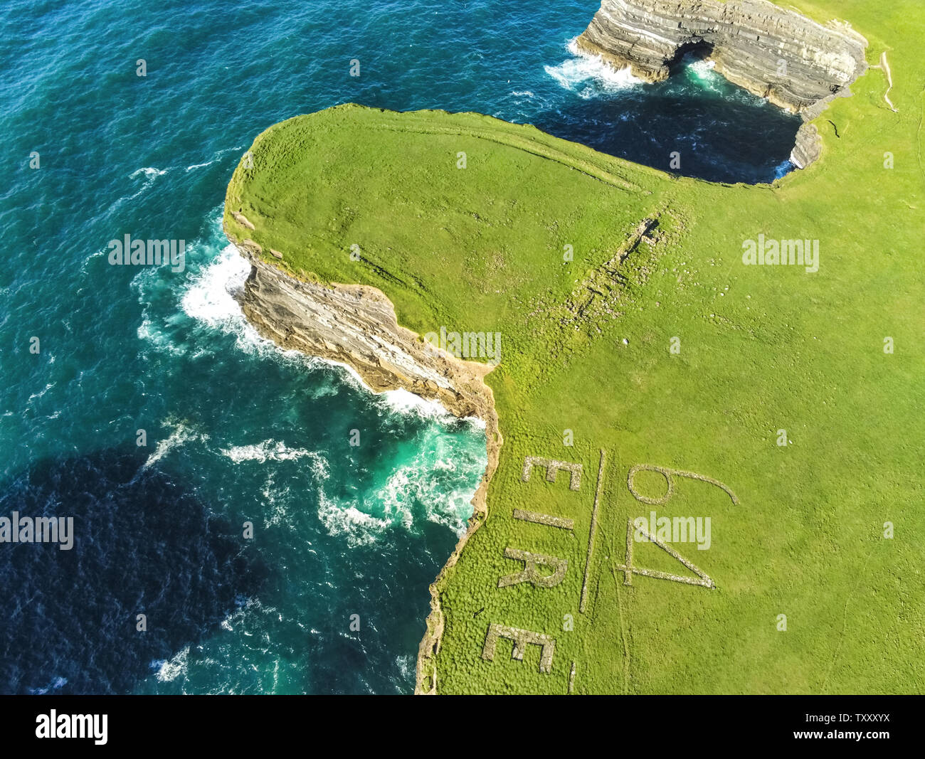 This is one of the historical aerial World War 2 land identifier signs ...