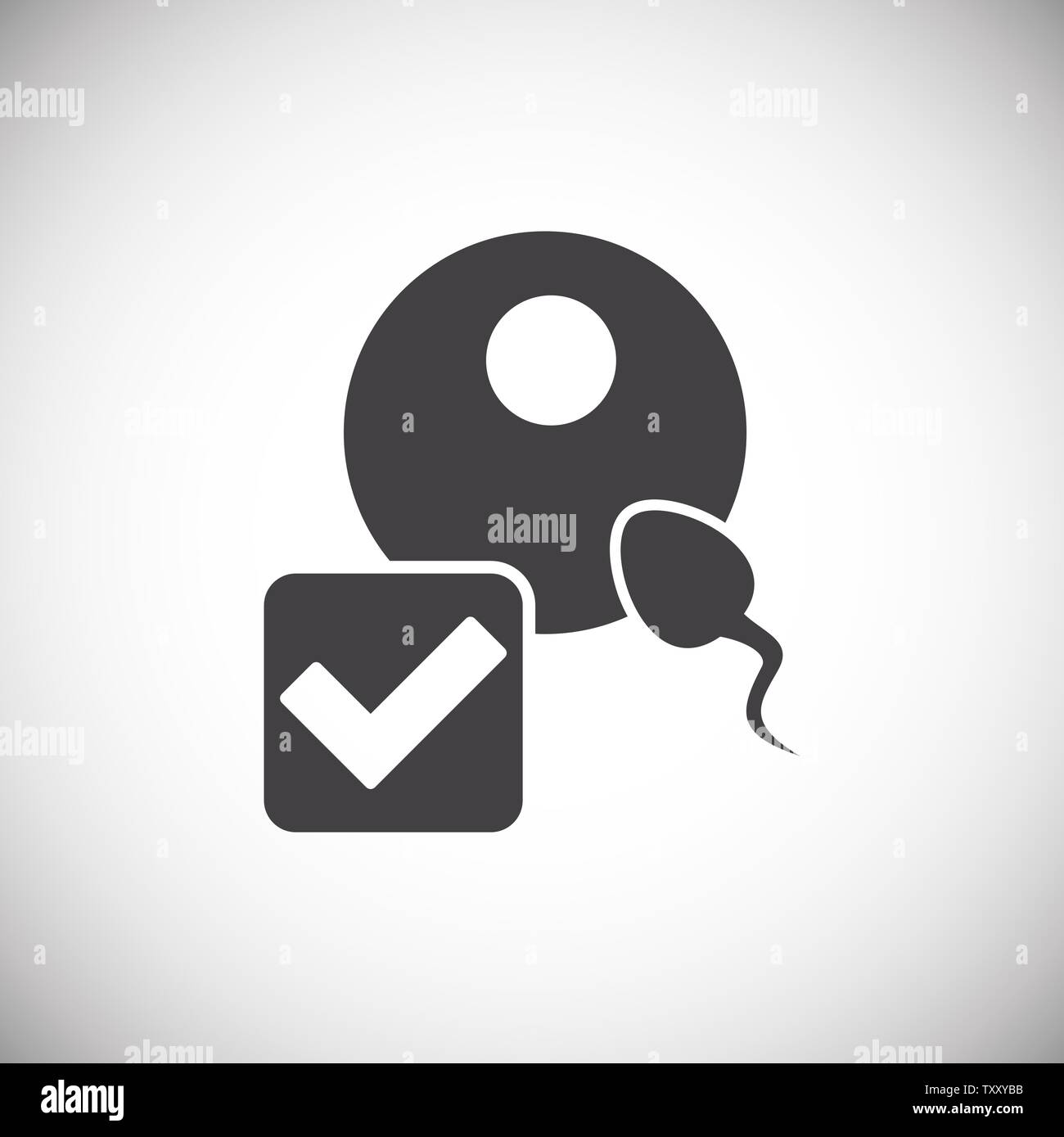 Reproduction related icon on background for graphic and web design ...