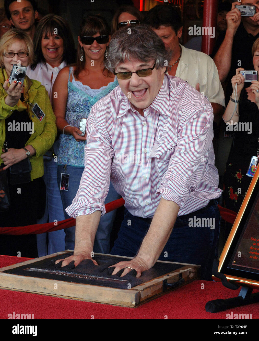 Blues/rock singer, songriter and guitarist Steve Miller places his ...
