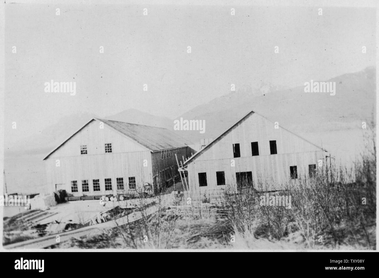 Old cannery Black and White Stock Photos & Images - Alamy