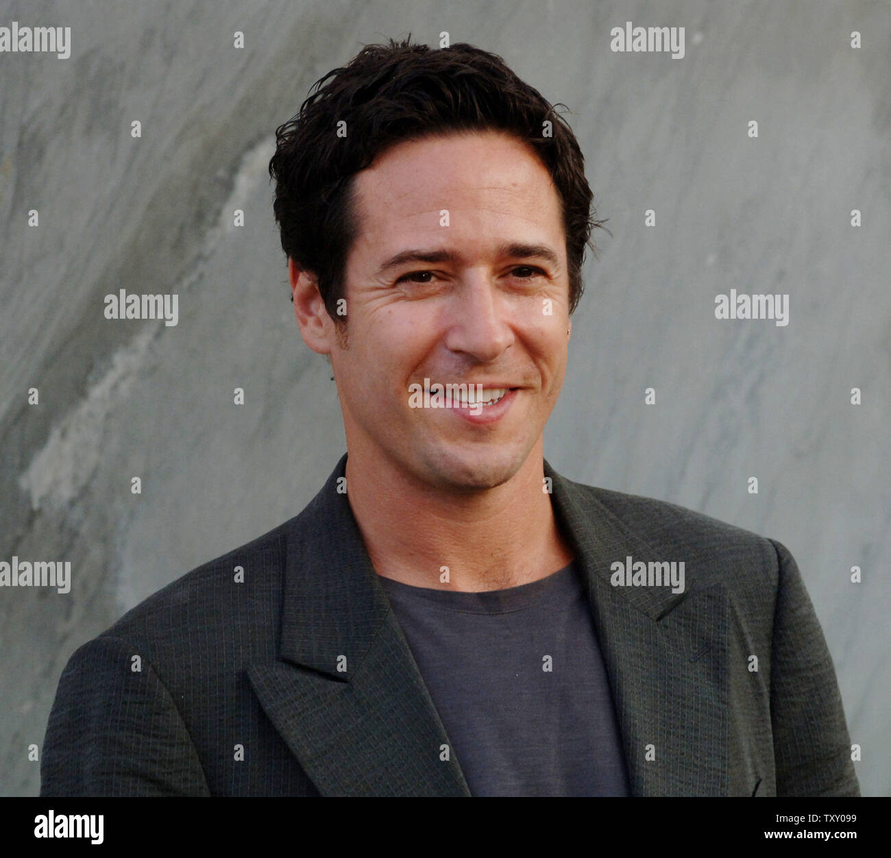 Actor Rob Morrow Who Stars In The New Cbs Drama Series Numb3rs Arrives For The Cbs Summer