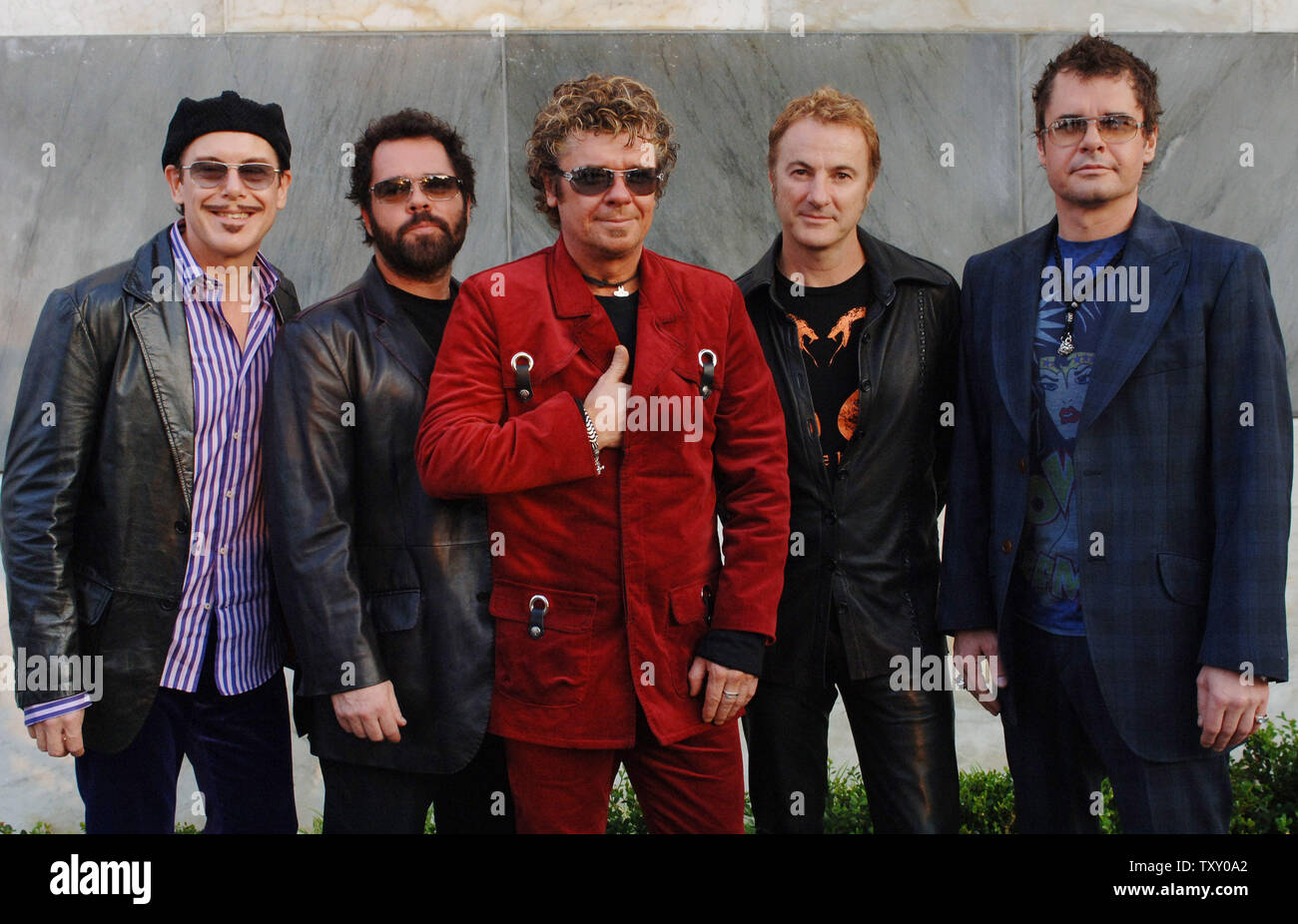 Members of the Australian rock band INXS, who star on the CBS ...