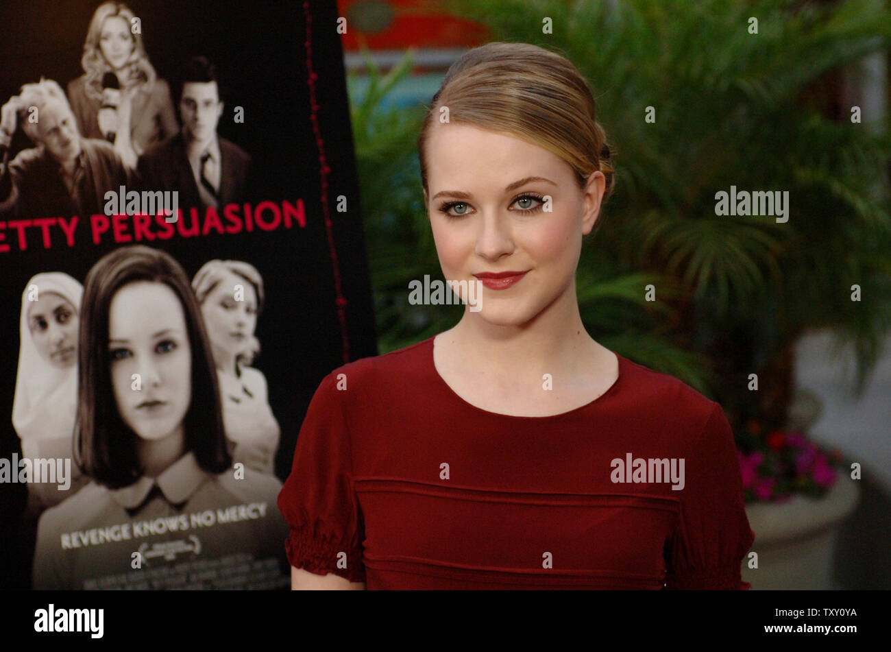 U.S. actress Evan Rachel Wood, who stars in the dramatic comedy motion ...