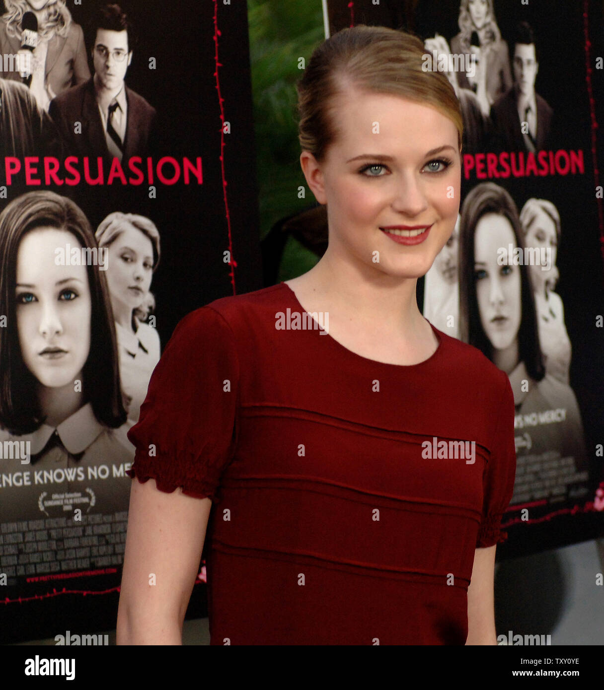 U.S. actress Evan Rachel Wood, who stars in the dramatic comedy motion ...