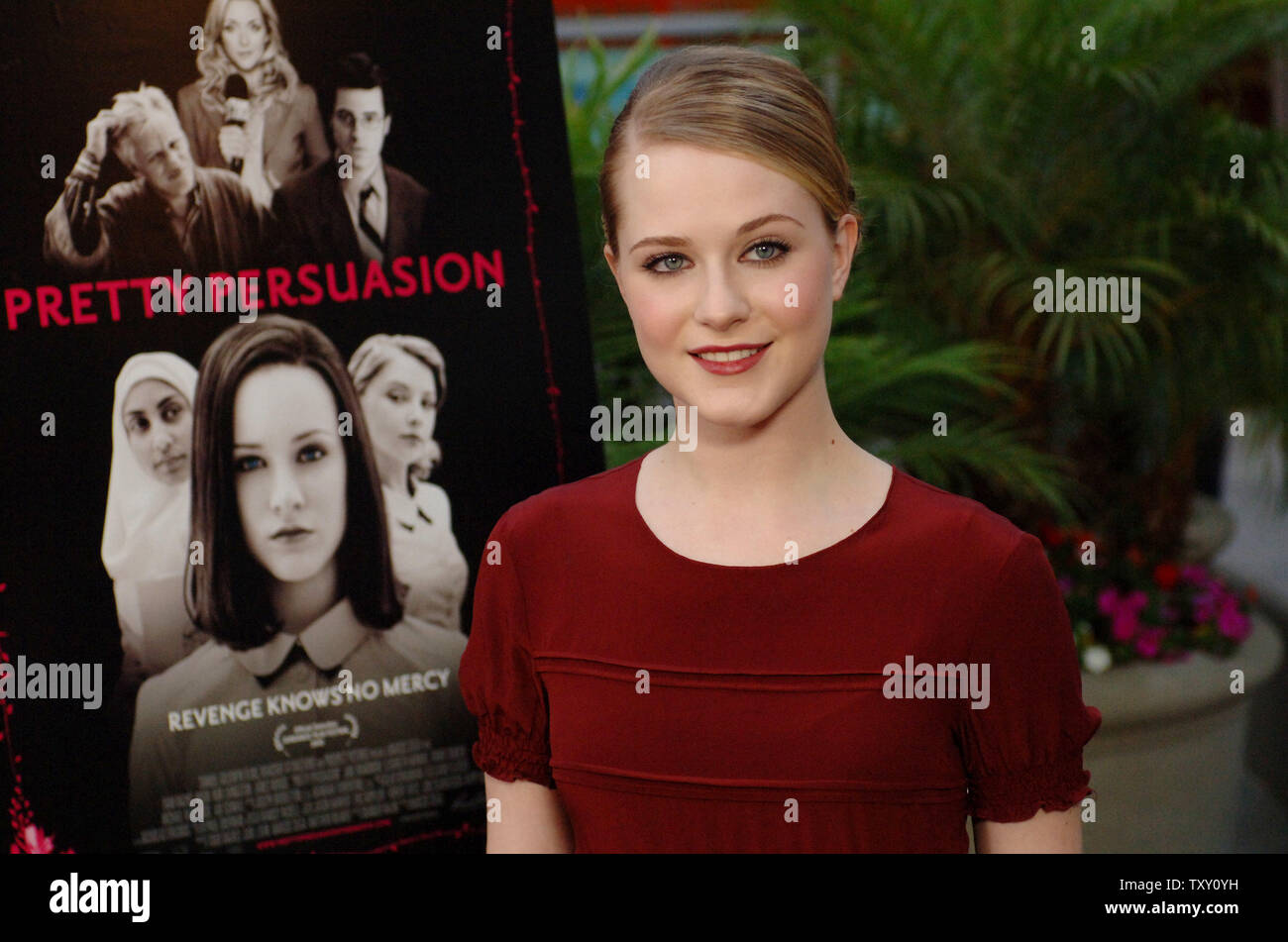 U.S. actress Evan Rachel Wood, who stars in the dramatic comedy motion ...