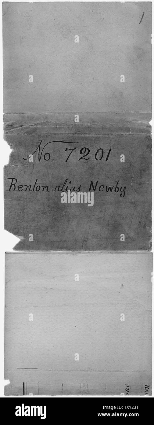 Casefile identification card from the case of United States v. Daniel ...