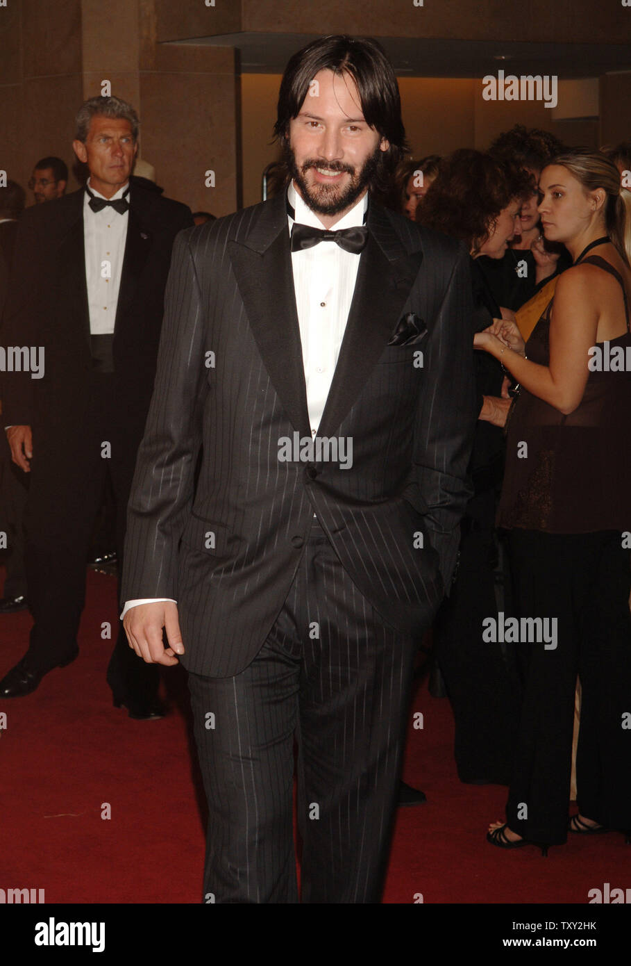 Actor Keanu Reeves arrives at the 20th annual American Cinematheque ...