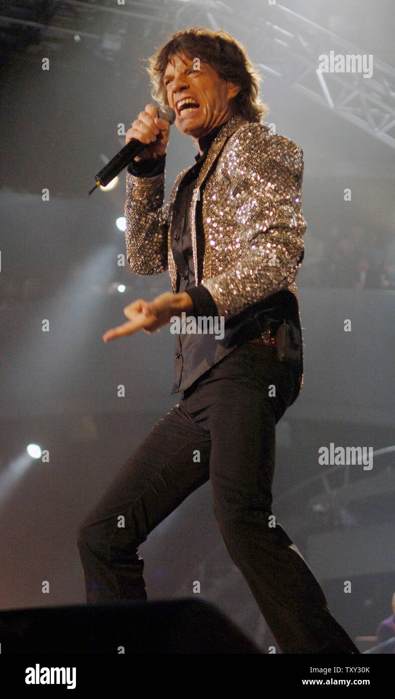 Mick Jagger, lead singer for the quintesential rock band the Rolling ...