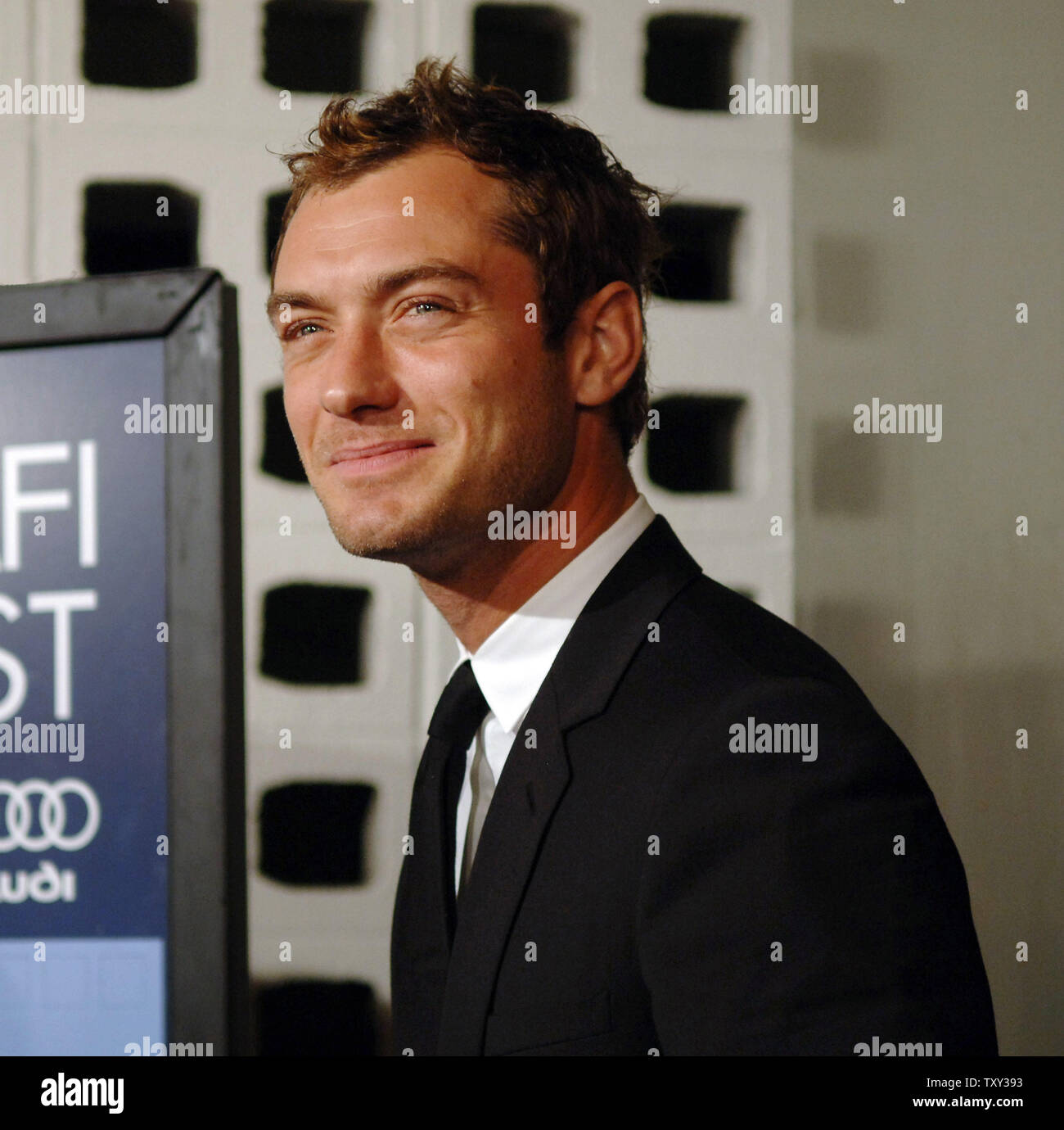 British actor Jude Law arrives as a guest for the North American ...