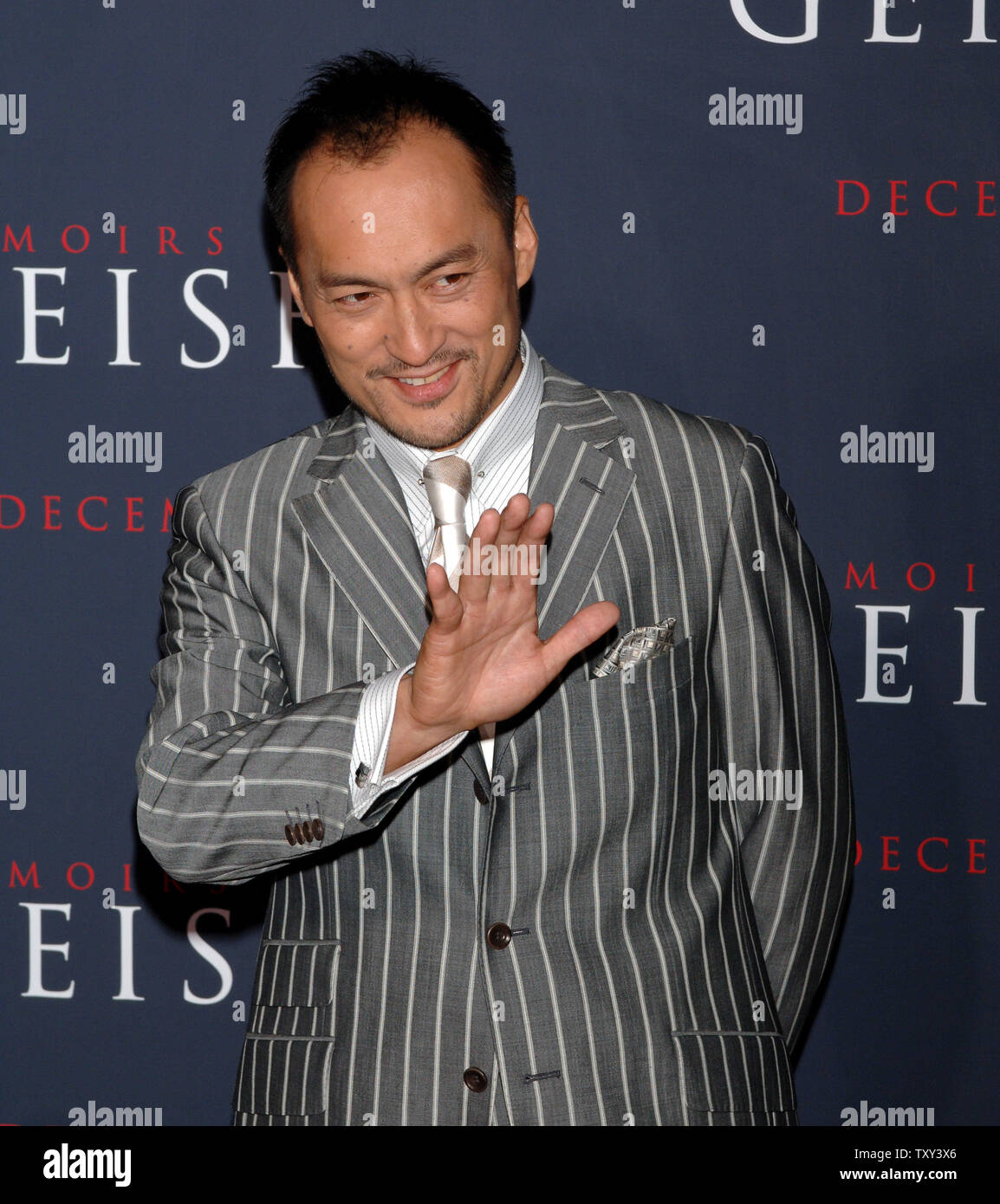 Japanese actor Ken Watanabe, a cast member in the romantic drama motion ...