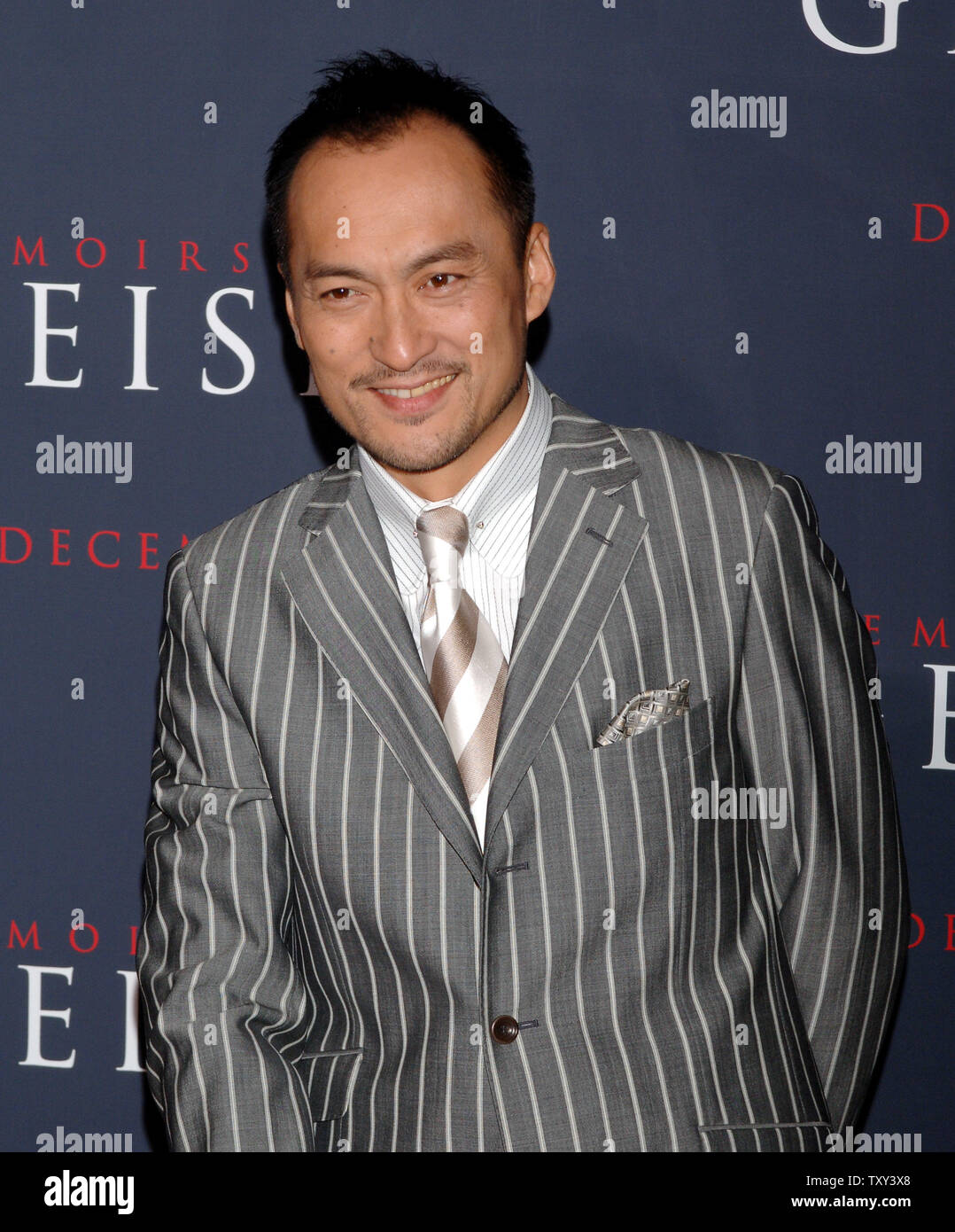 Japanese actor Ken Watanabe, a cast member in the romantic drama motion ...
