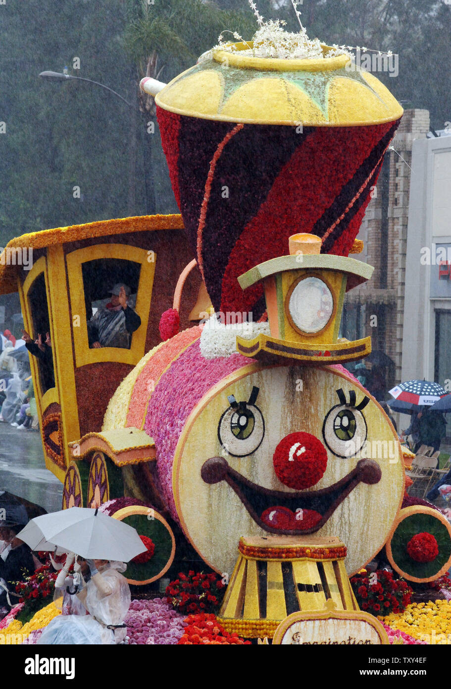 Rose Parade Isabella Coleman winning float "Imagination Express ...