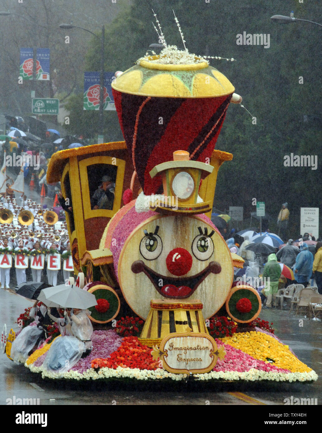 Rose Parade Isabella Coleman winning float "Imagination Express ...