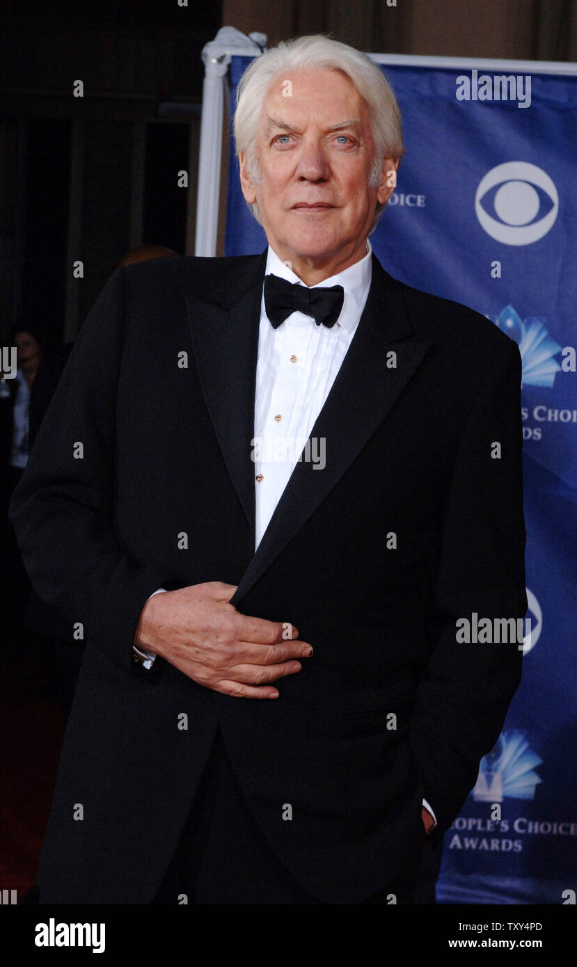 Actor Donald Sutherland, a cast member in the television series ...