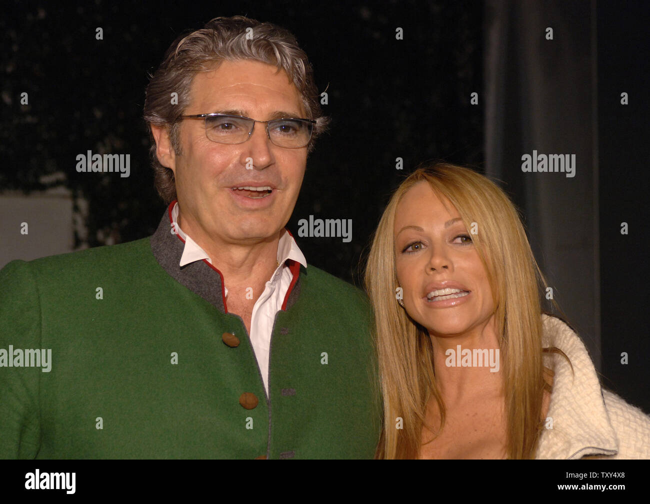 Actor Michael Nouri (L) and Christina Parker attend the premiere of ...