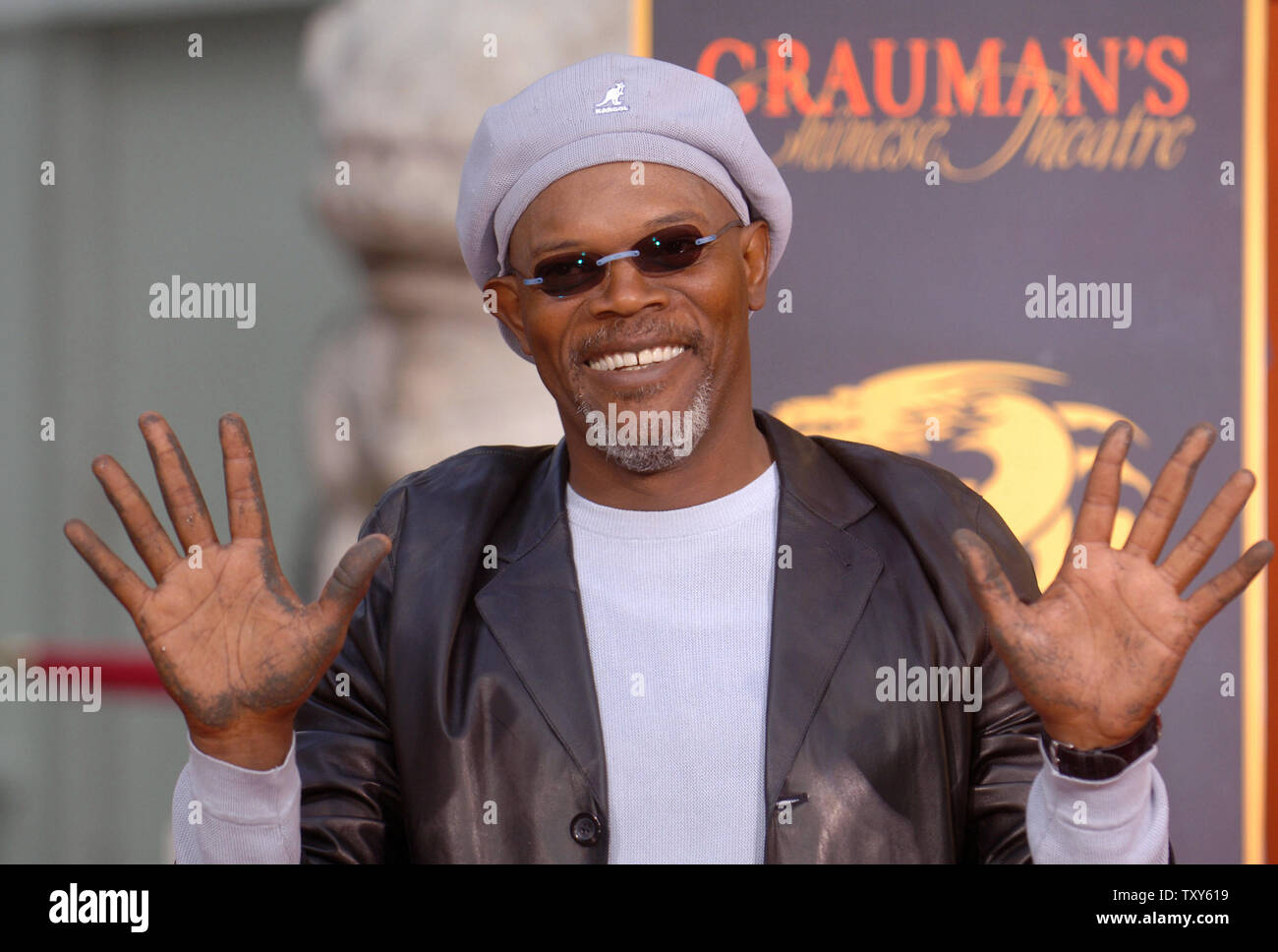 Actor Samuel L. Jackson attends a ceremony where he is honored by ...