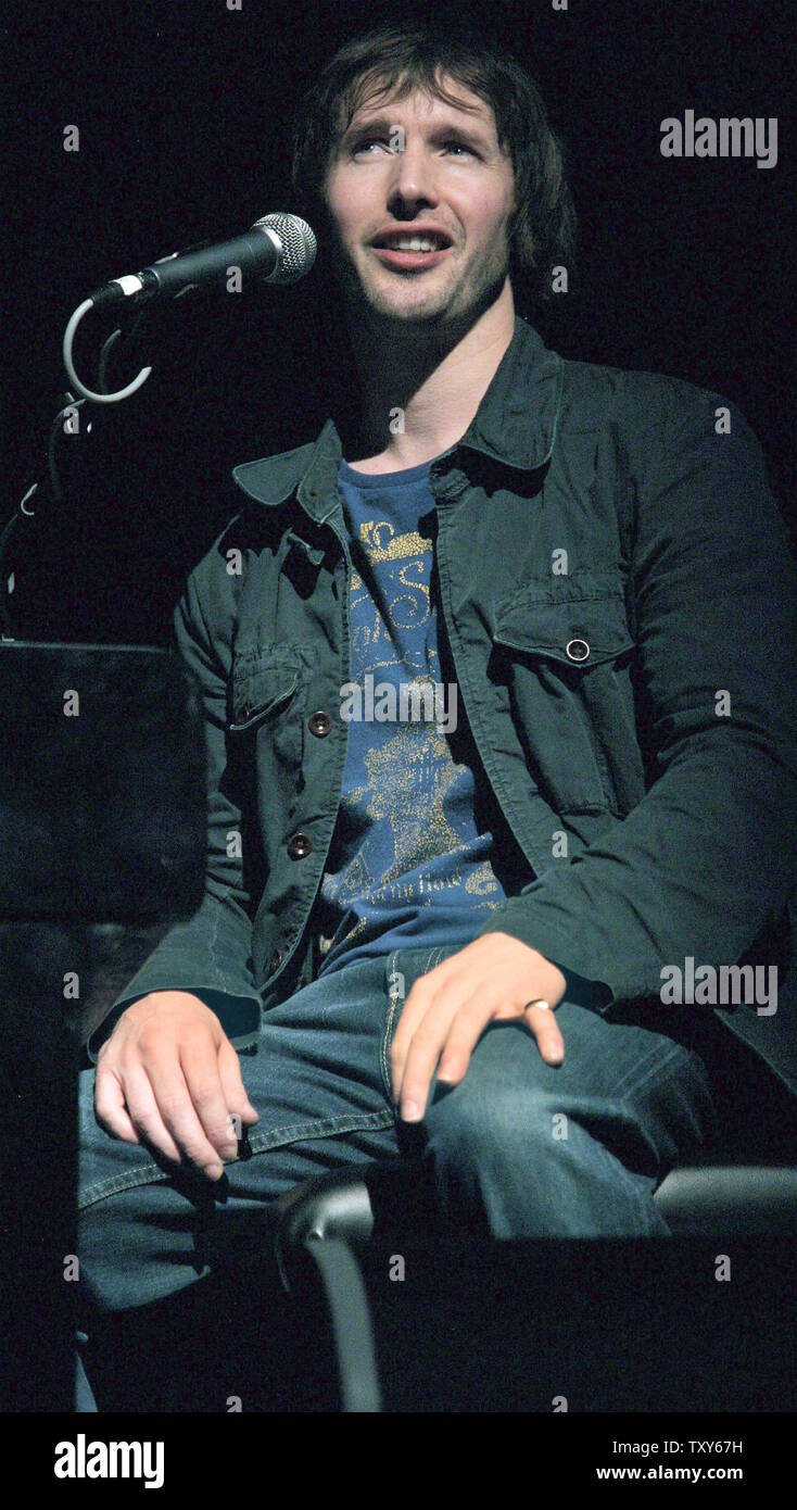 British singer/songwriter James Blunt performs in concert at the House ...