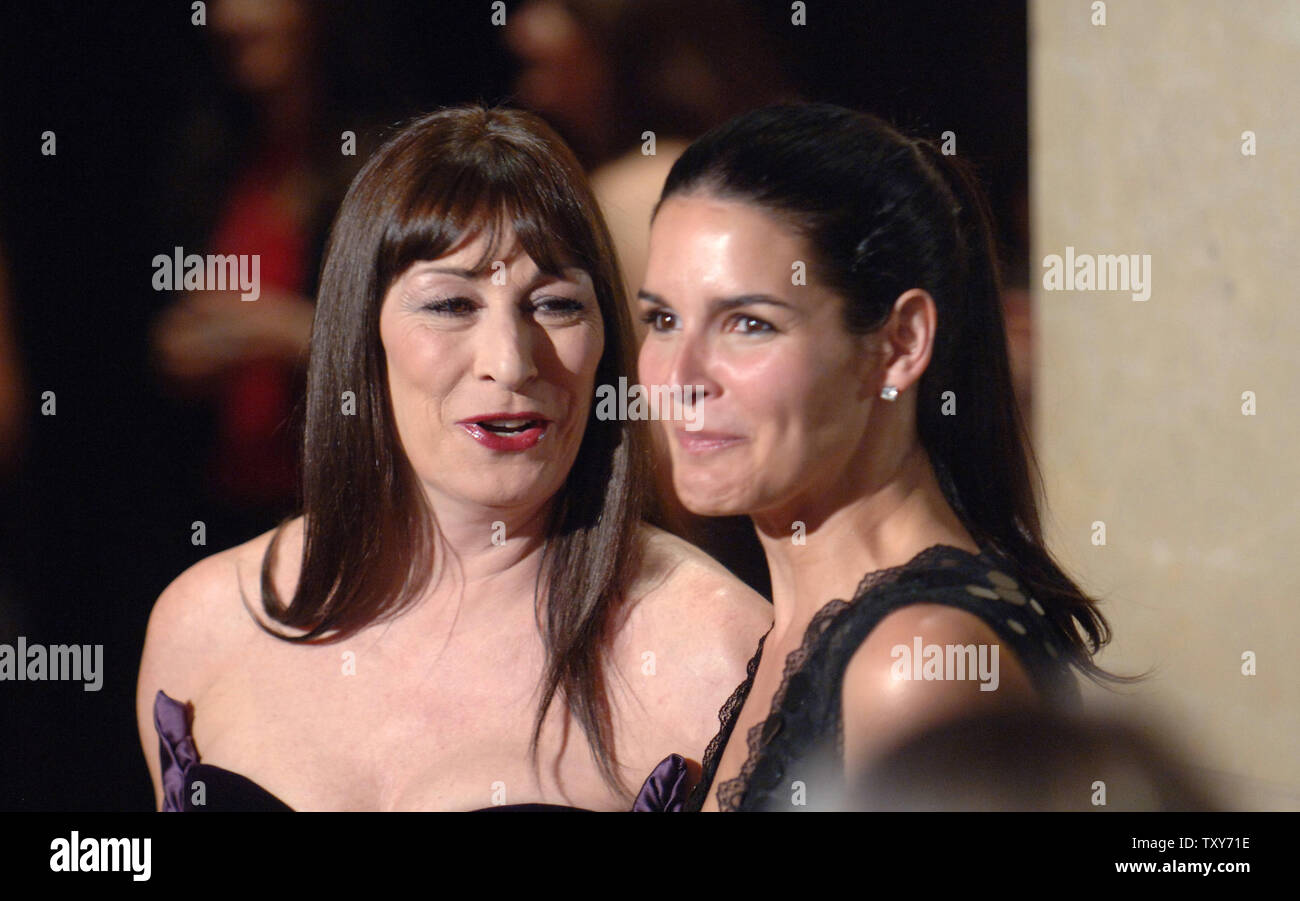 Actresses Anjelica Huston and Angie Harmon arrive for the 8th annual ...