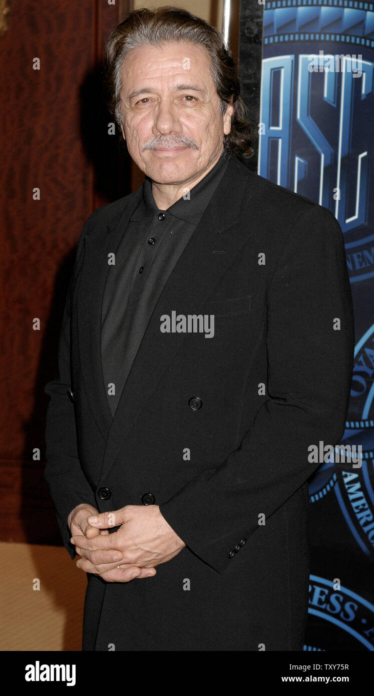 Actor Edward James Olmos arrives backstage after the 20th Annual ...