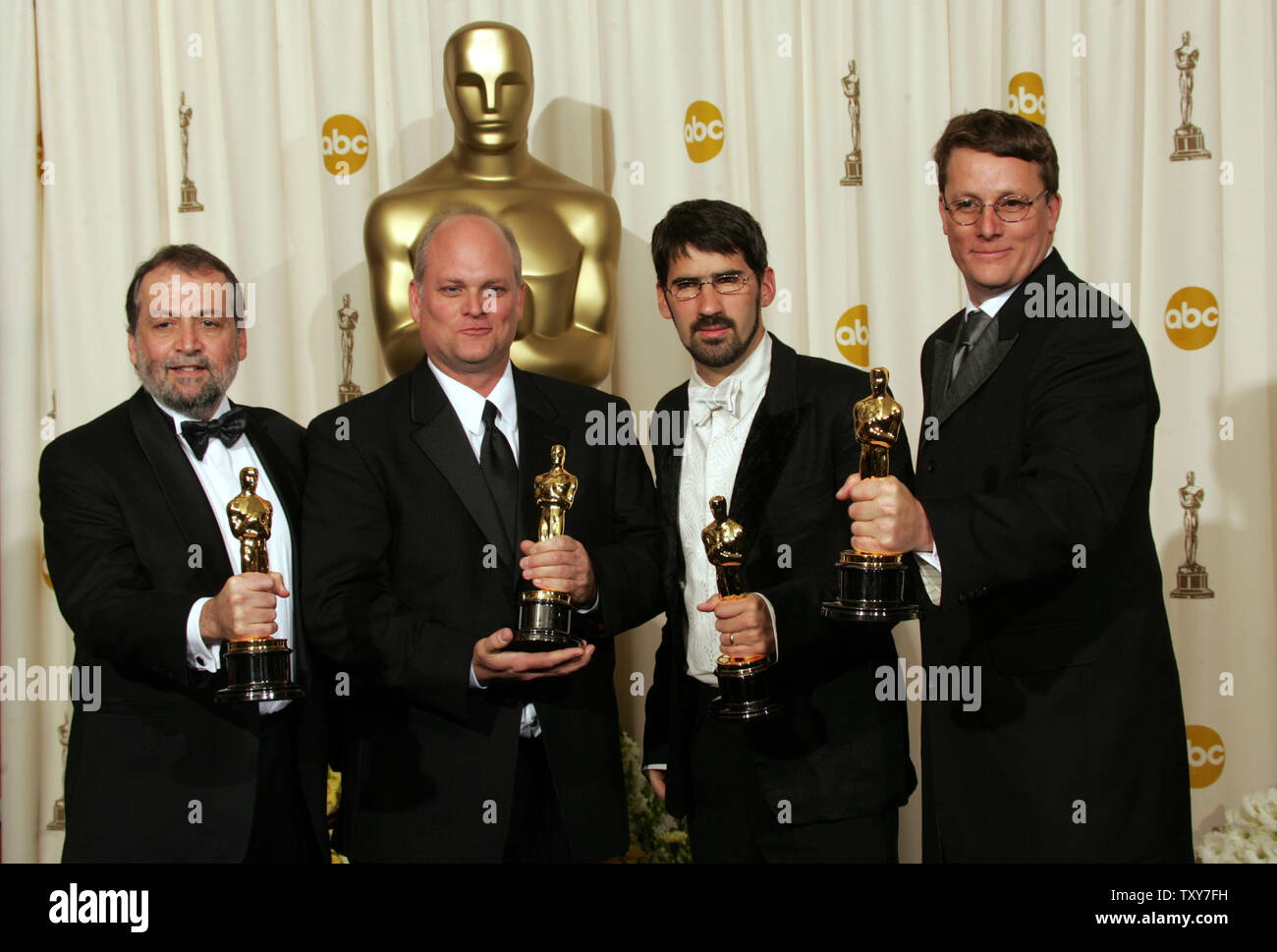 Joe Letteri, Biran Van't Hul, christian Rivers and Richard Taylor show ...