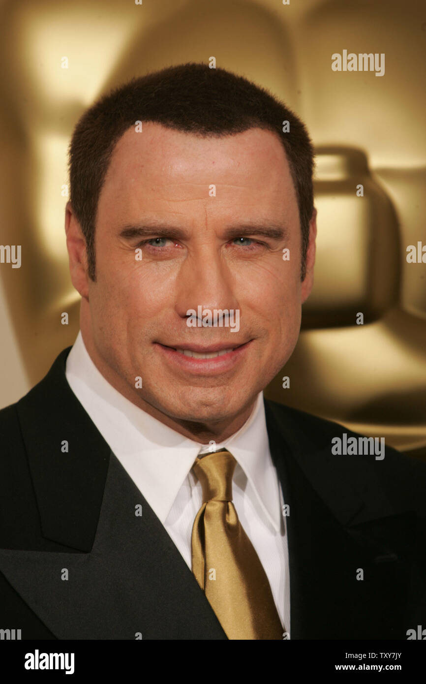 Actor John Travolta was a presenter at the 78th Annual Academy Awards ...