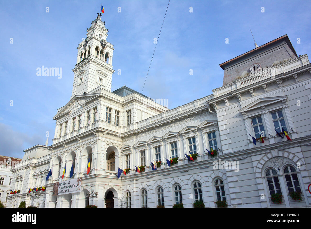 Town hall, Arad, Romania Stock Photo - Alamy