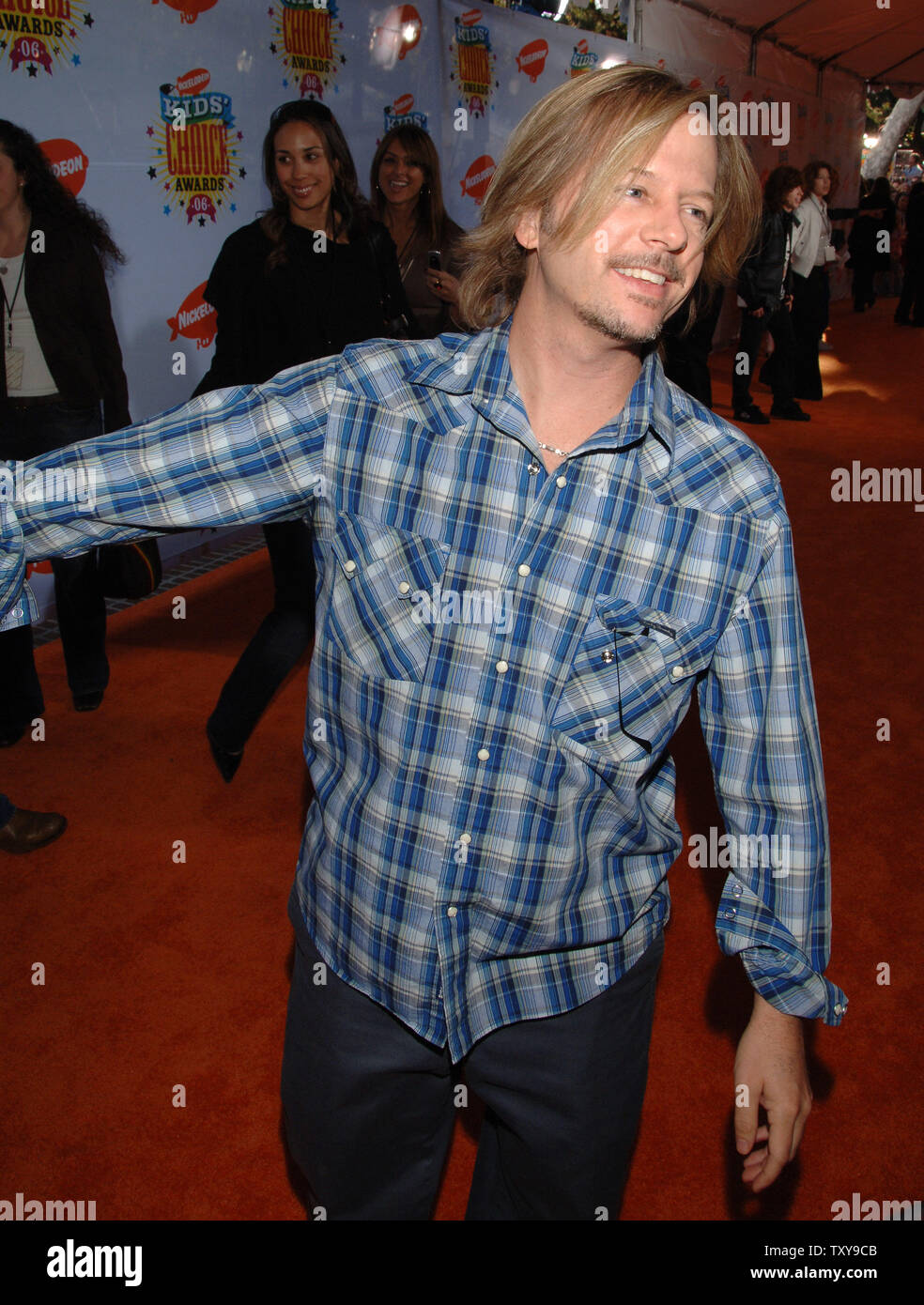 Actor David Spade arrives for Nickelodeon's 19th annual Kids' Choice ...