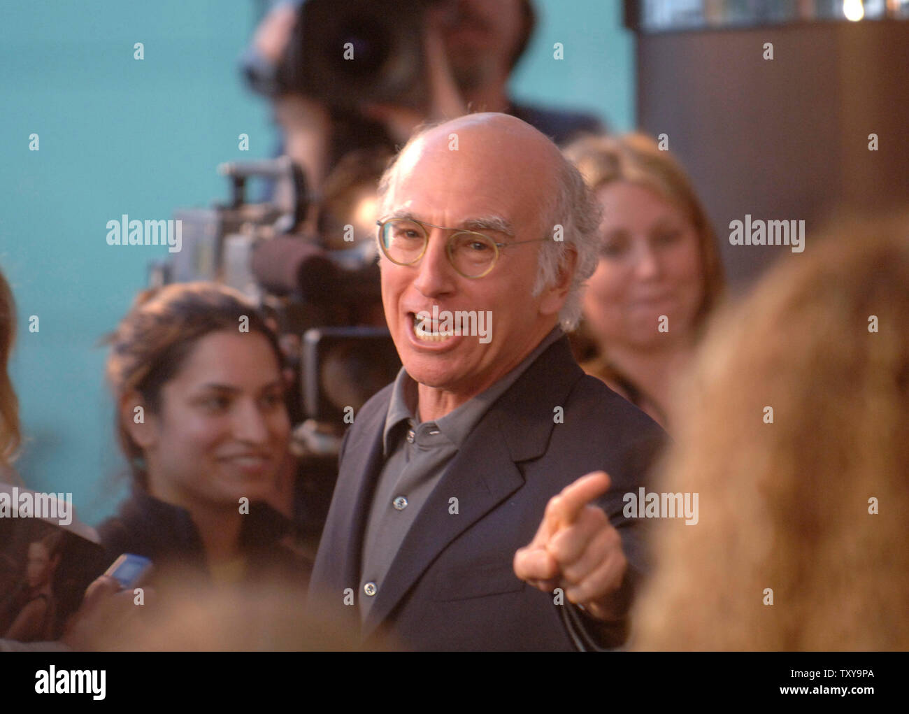 Actor Larry David arrives for the Elle's Green Issue Launch Party held ...
