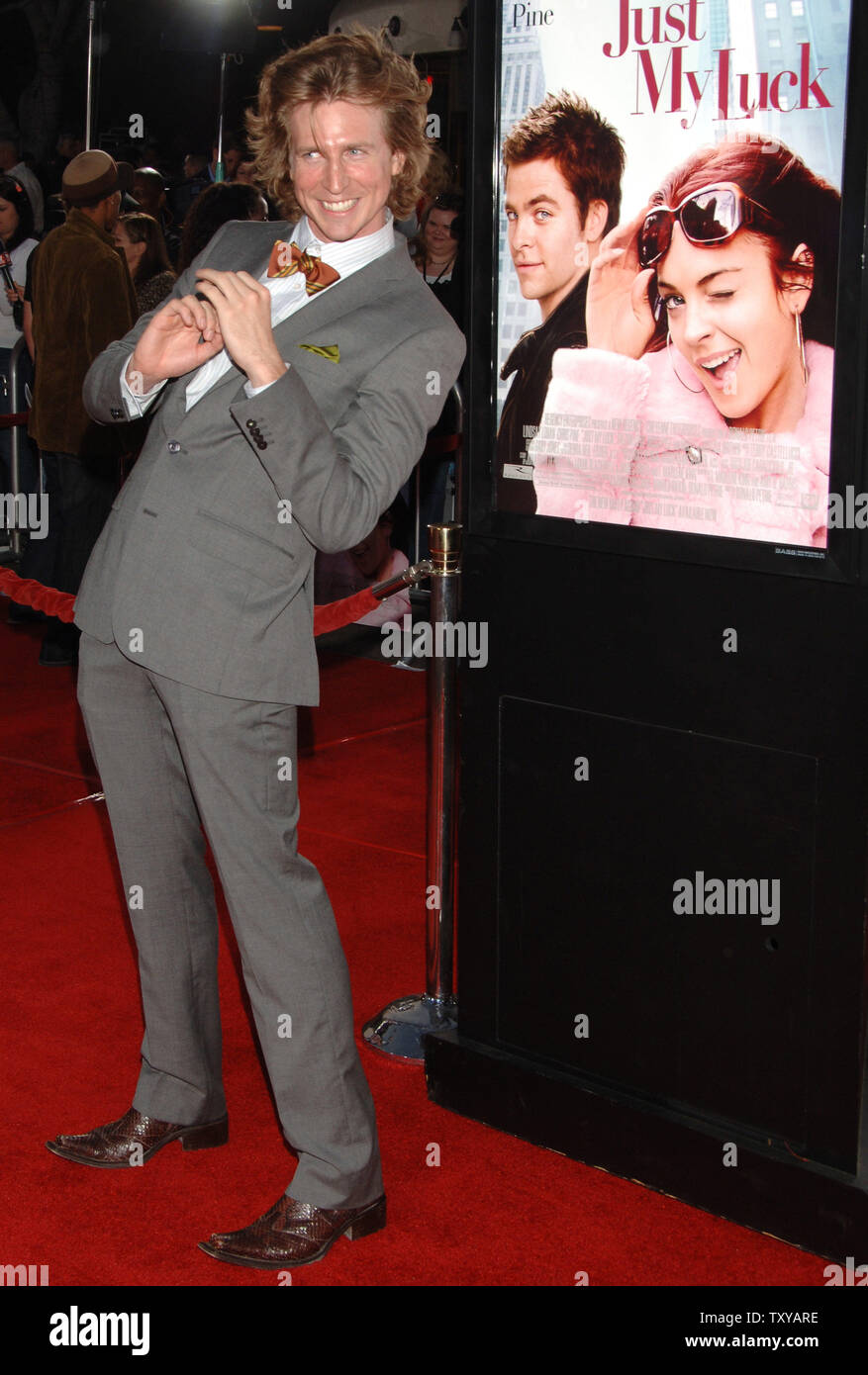 Actor Josh Meyers arrives for the motion picture comedy "Just My Luck ...