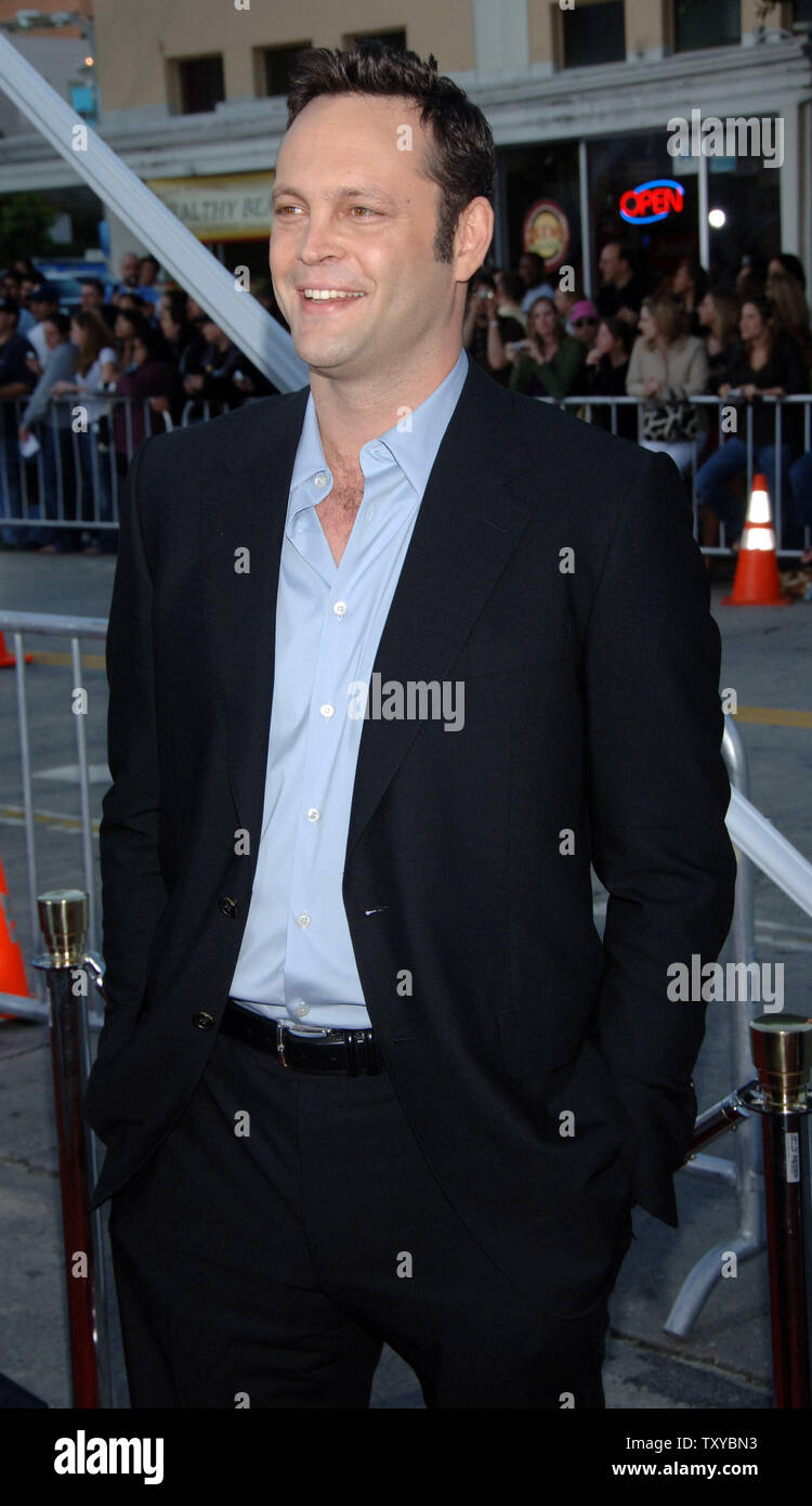 Actor Vince Vaughn, who co-stars in the romantic comedy motion picture ...