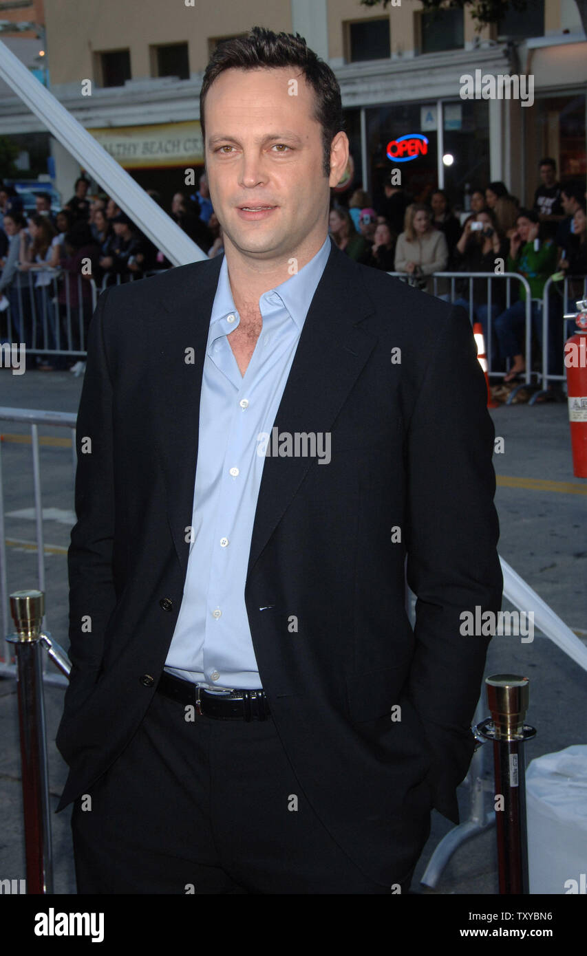 Actor Vince Vaughn, who co-stars in the romantic comedy motion picture ...