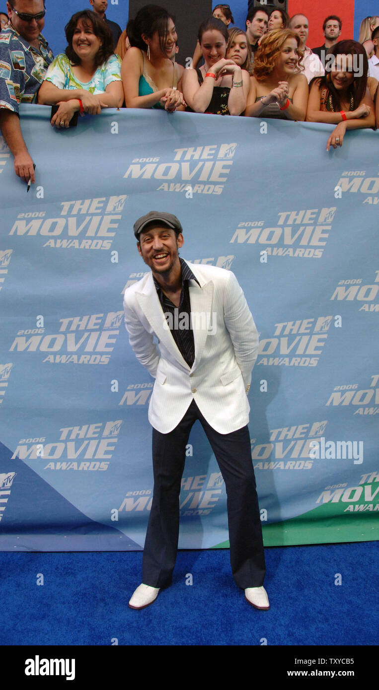 Actor Santino Rice arrives for the taping of the 2006 MTV Movie Awards ...