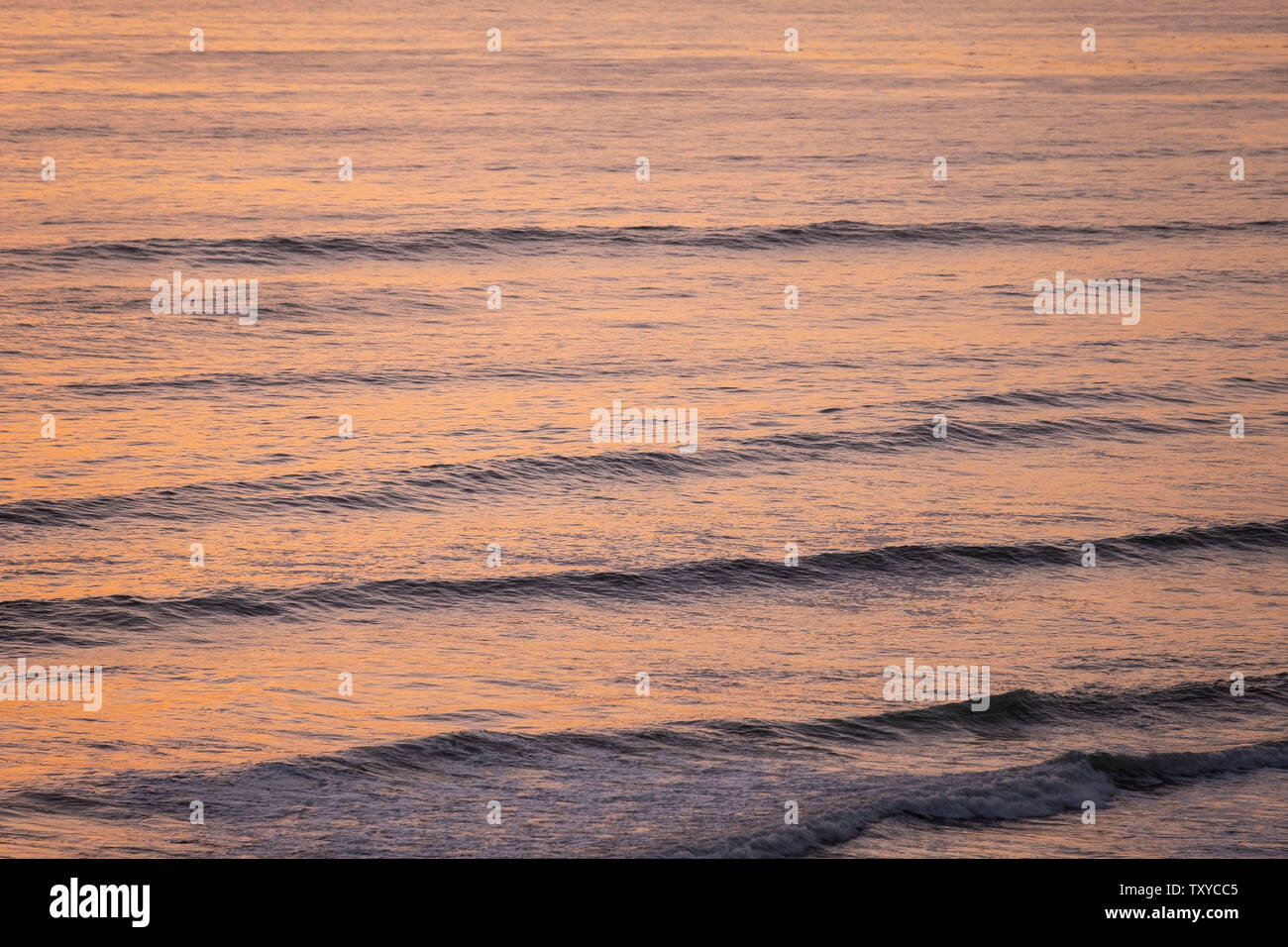 Pacific Ocean Sunset, Encinitas California Stock Photo - Alamy