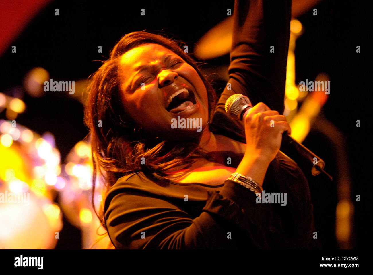 Singer Theresa performs at the 14th annual American Society of Young ...