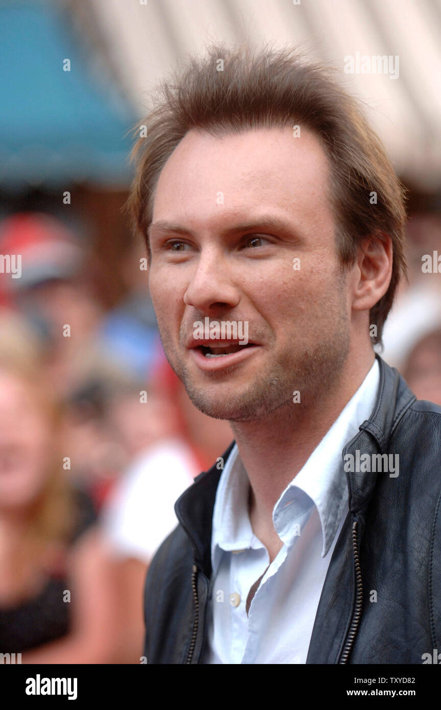 Actor Christian Slater arrives for the world premiere of 'Pirates of ...