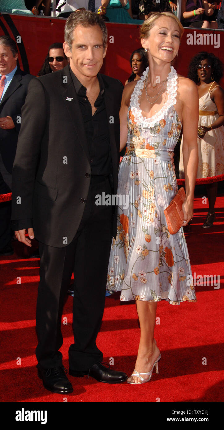 Actor Ben Stiller and his wife, actress Christine Taylor arrive for the ...