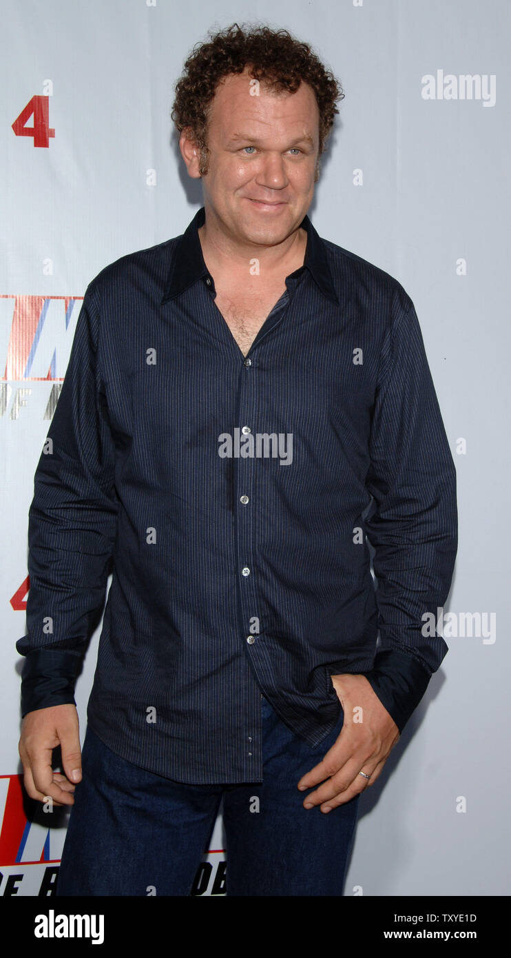 Actor John C Reilly, a cast member in the motion picture comedy ...