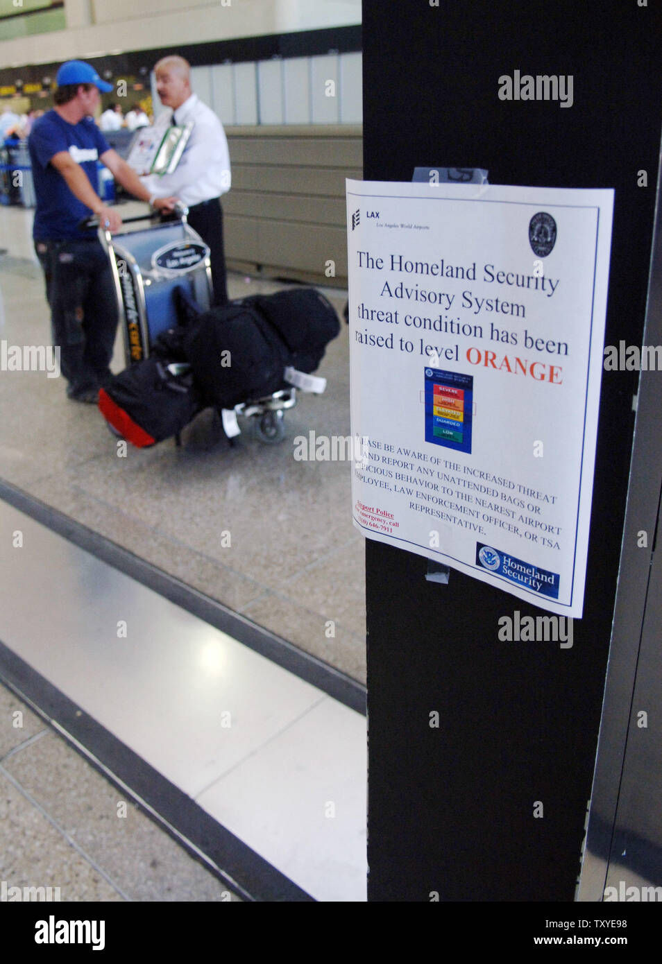 Heightened security threat hi-res stock photography and images - Alamy