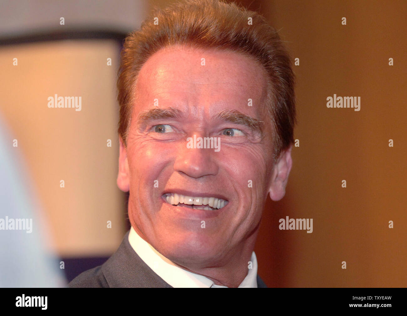 California Governor Arnold Schwarzenegger Meets Attendees At The