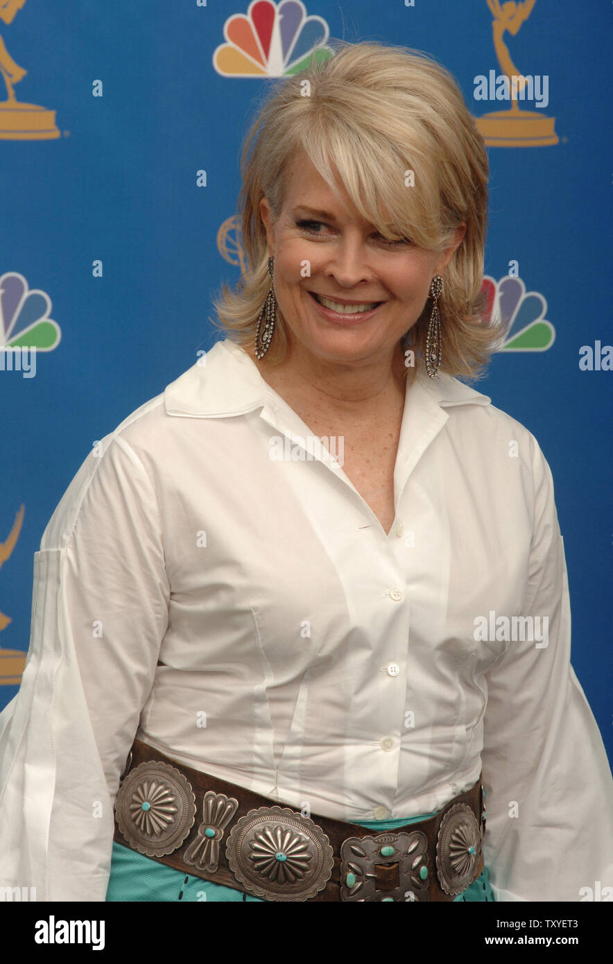 Actress Candace Bergen appears backstage at the 58th annual Primetime ...