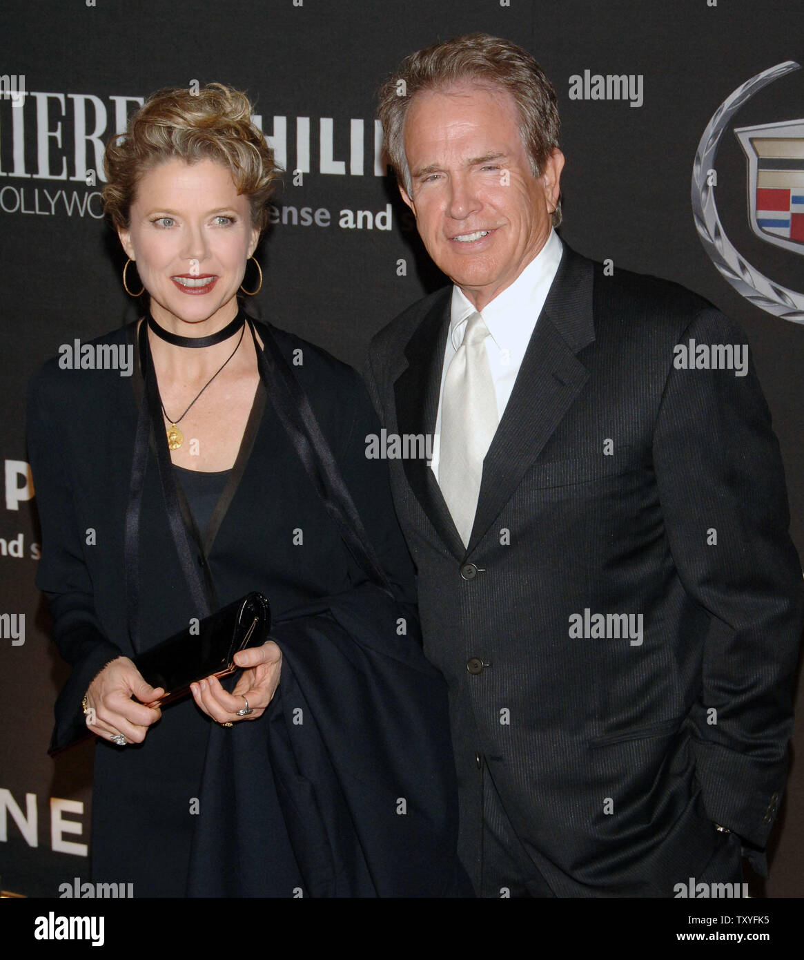 Actress Annette Bening and her husband actor Warren Beatty arrive for ...