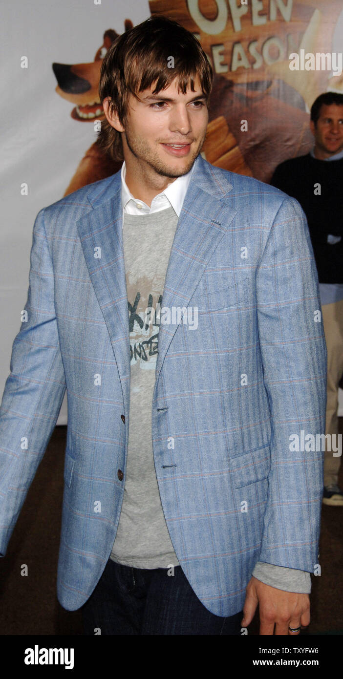 Cast member Ashton Kutcher, the voice of Elliott in the animated motion ...
