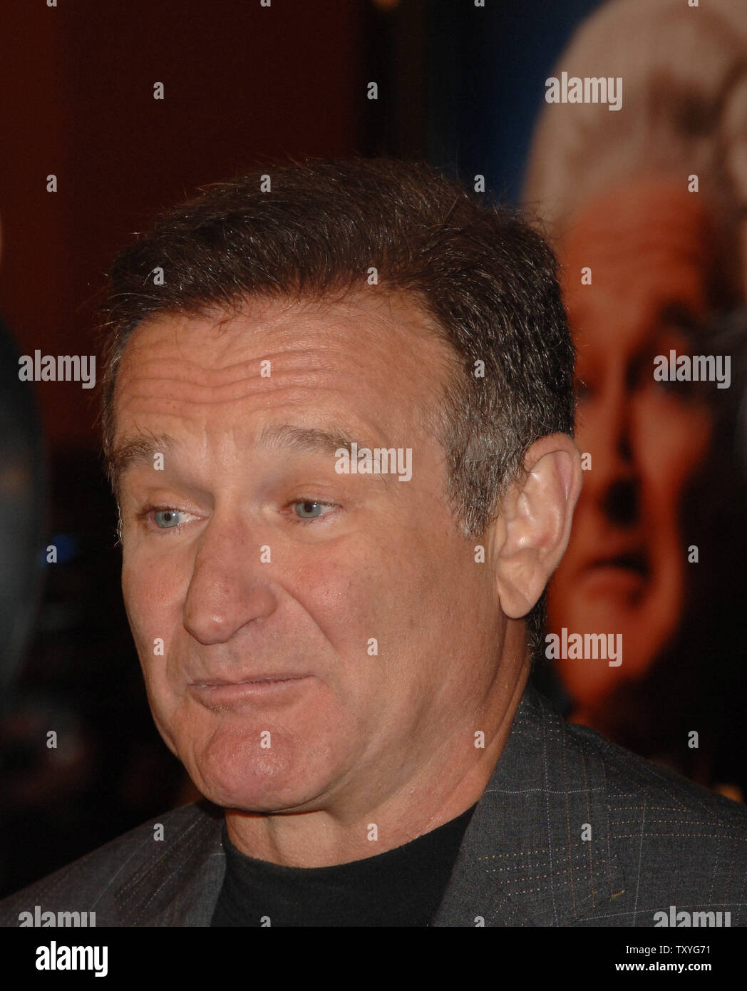 Actor Robin Williams, a cast member in the motion picture comedy "Man ...